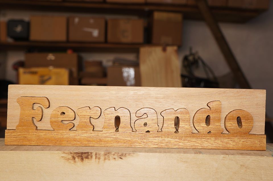 Nomes Personalizados De Madeira Fernando Bubulove Artesanatos Trofeus Uberlandia