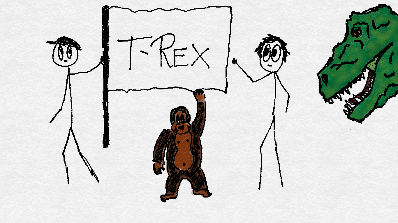 Matt's Incredible Robot Drawing Blog: Team T-Rex