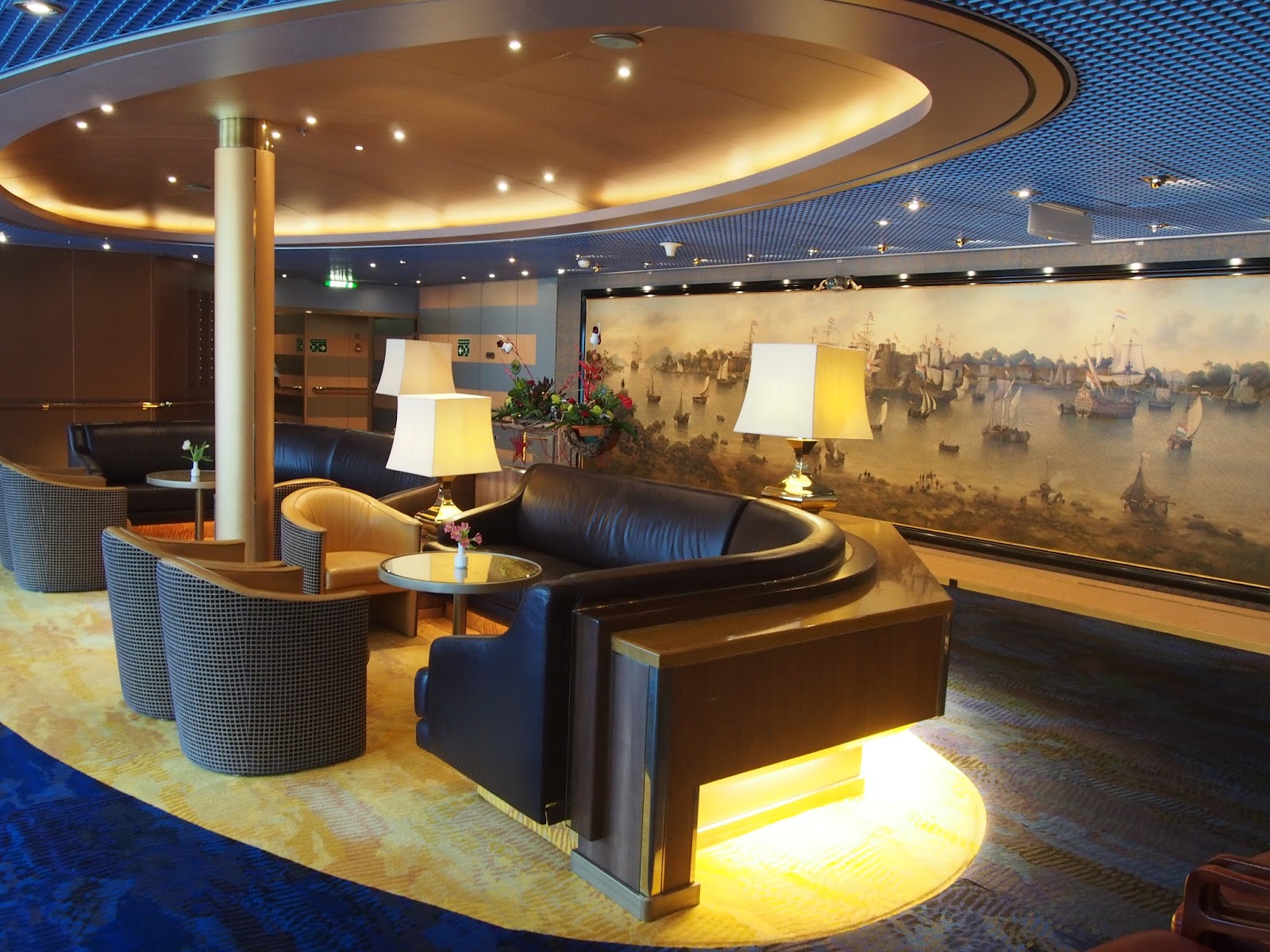 CRUISE AROUND THE WORLD: ms Oosterdam the ship's interior