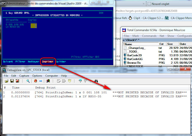 Developer Notepad: Clipper - OutputDebugString en Harbour
