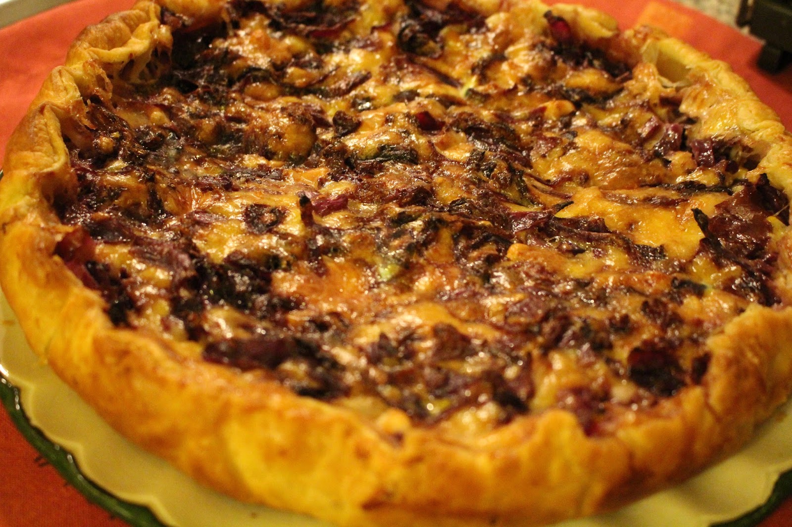 LA GRANJA DE ADRIANA: tarta con repollo rojo