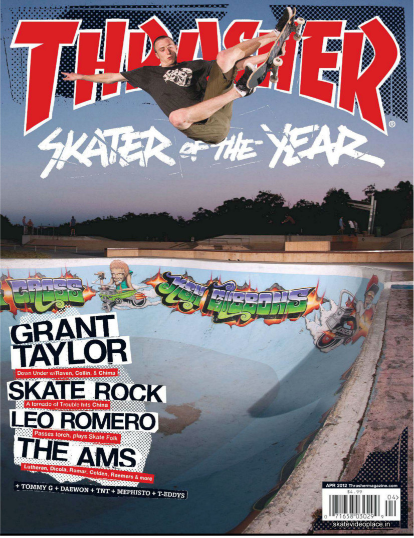 Skateboard Magazine Archive: Thrasher April 2012