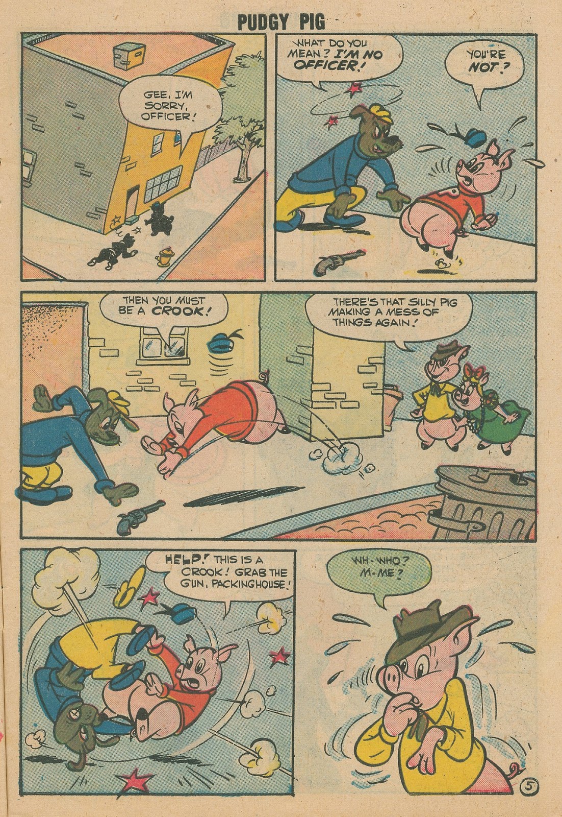 THE CHARLTON COMICS READING LIBRARY: PUDGY PIG #1 September 1958