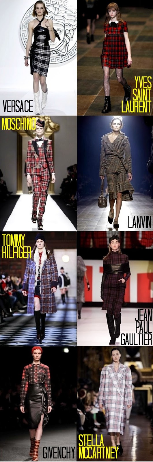 Oh That Girl: 10 People Wearing Tartan Better Than You Ever Could!