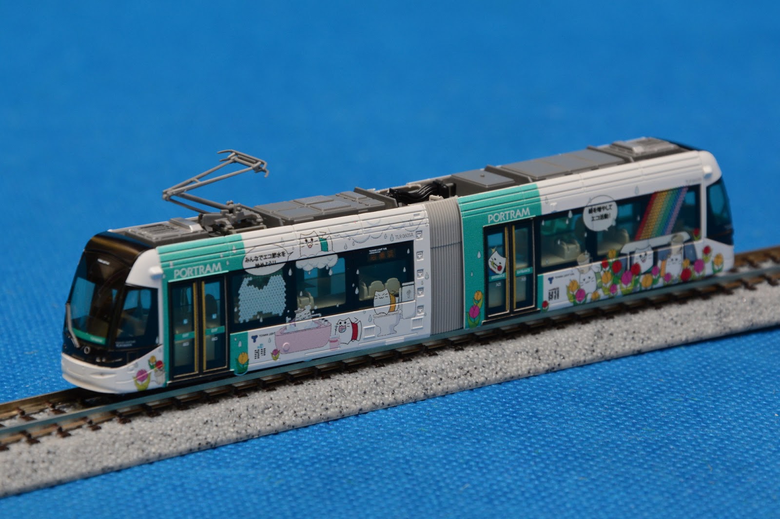 My Miniature Worlds: Kato Portram 14-801-8, N-Scale TLR0605 Tram