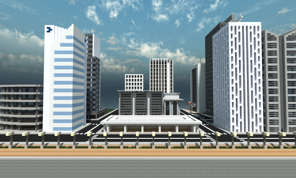 Aces City - A modern minecraft city: Skyline Expansion