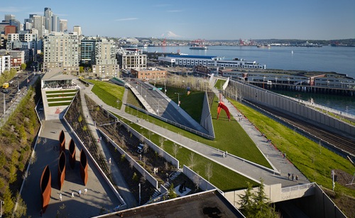 Connections: Pedestrian Ways: Parks over Roadways