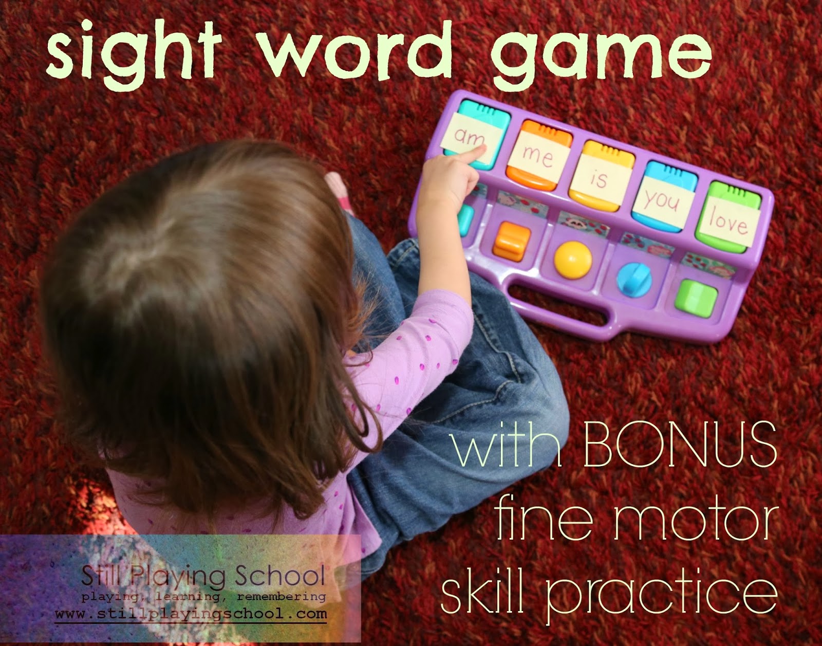 Sight Word Busy Box Fine Motor Fridays Still Playing School