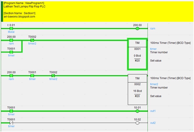 Ladder Logic Flip Flop at Hudson Stevens blog