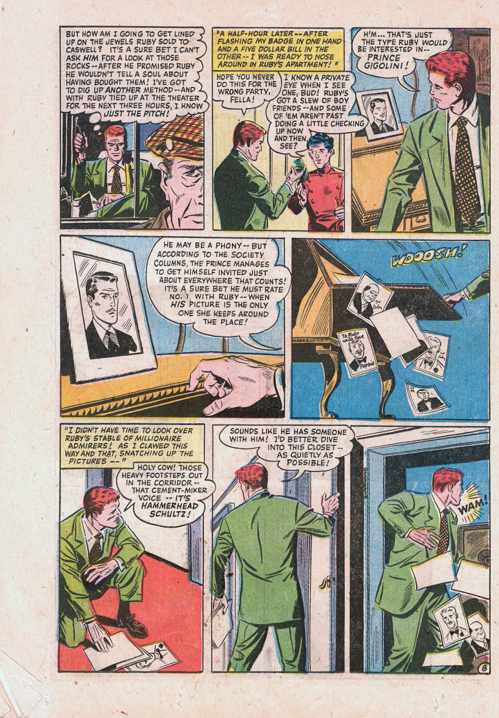 Four-Color Shadows: Danny Danger-Leonard Starr-1950