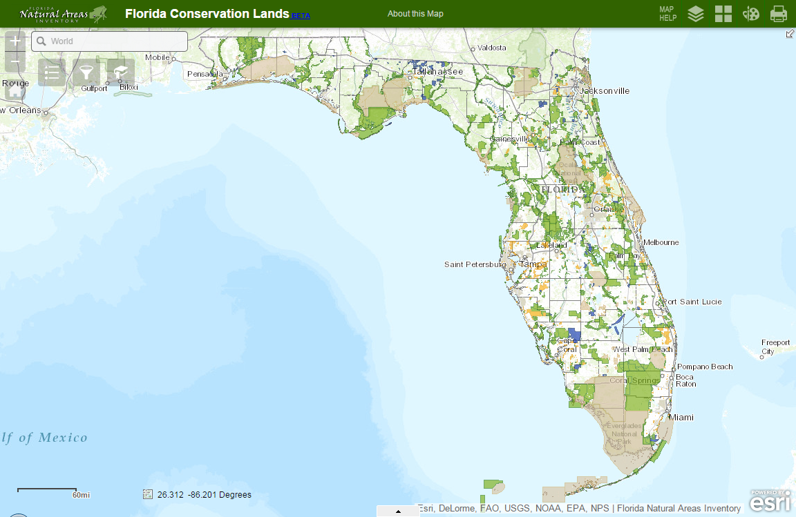 FNAI News & Notes: New FNAI Web Map for Florida Conservation Lands