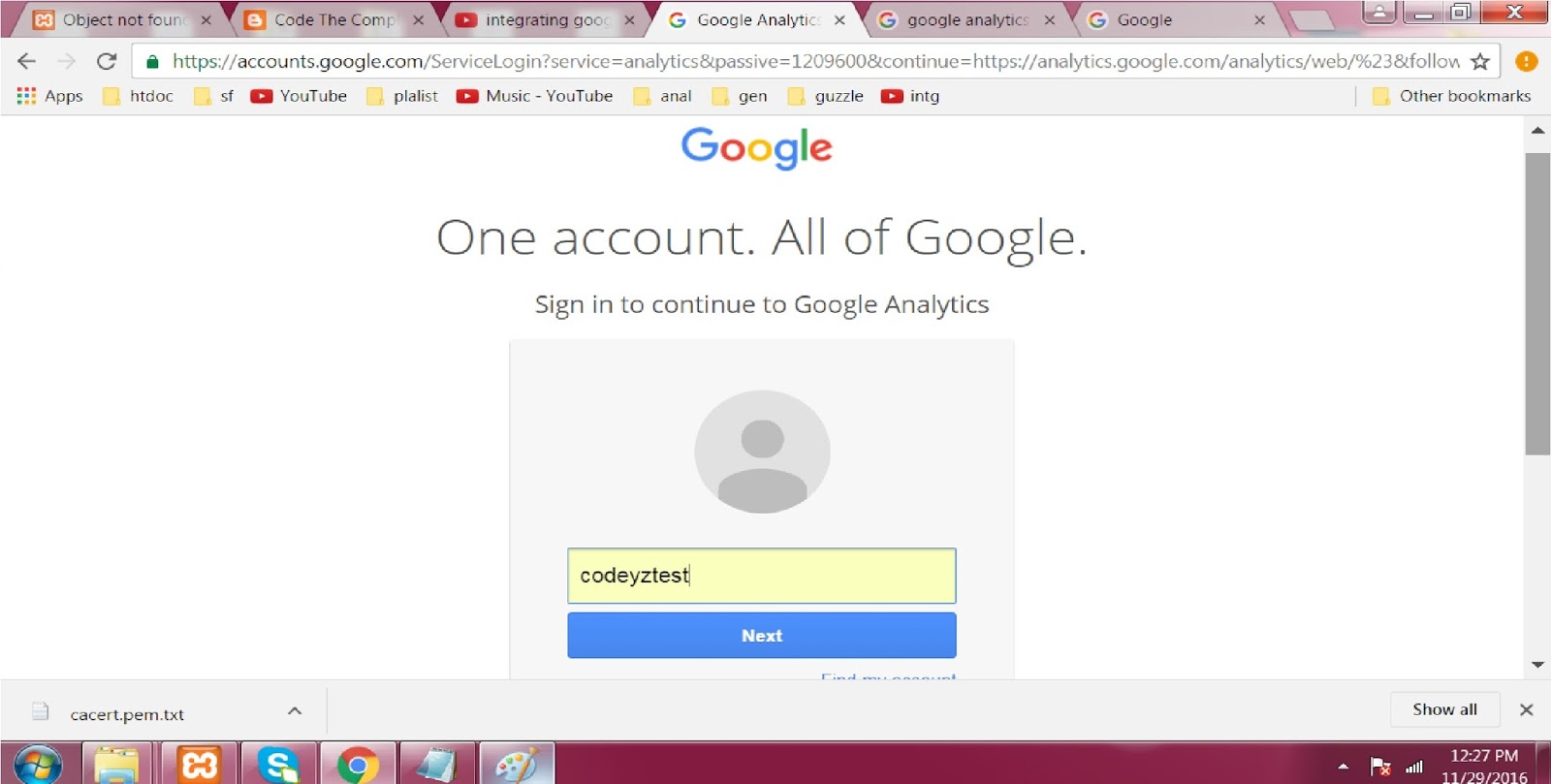 Code The Complex!: How to integrate google analytics API with php using service account!