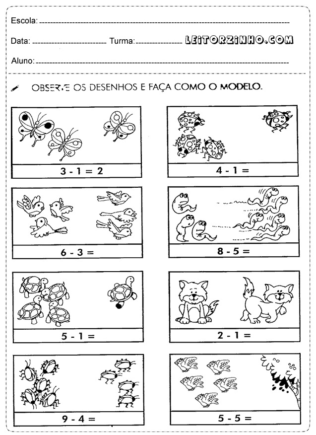 Problemas de matemática para o 2° ano — SÓ ESCOLA