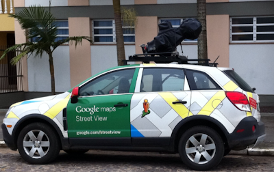 Carro do Google Street View em Torres. | Computação | ULBRA Torres