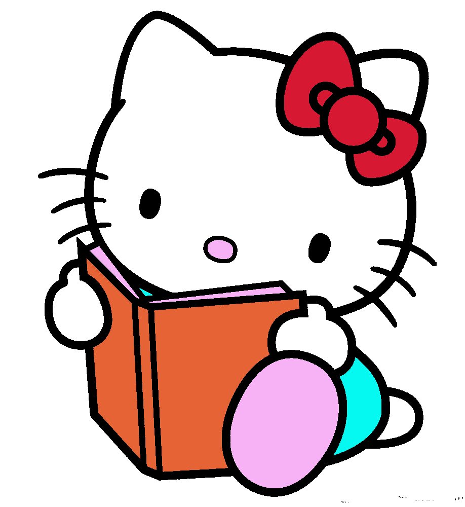 blog de maria 2012: Imagen de la Hello Kitty coloreada con el programa Gimp