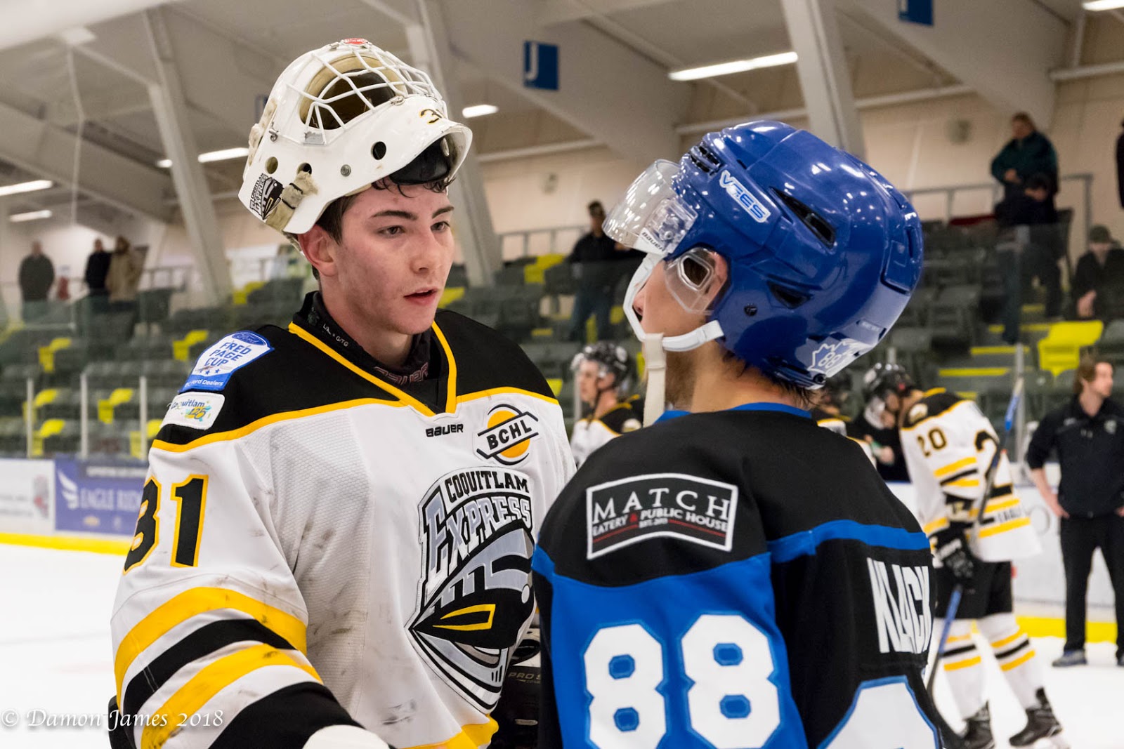 COQUITLAM EXPRESSIONS: EXPRESS GO DOWN SWINGING AGAINST VEES