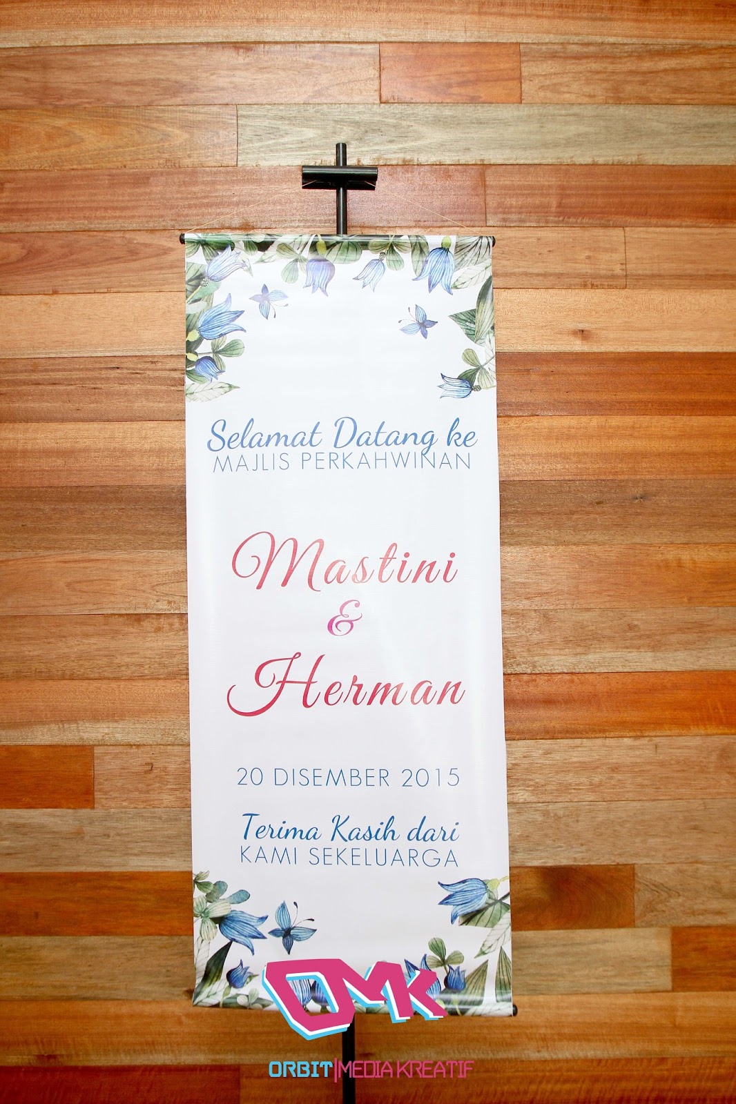 Kad Kahwin Cantik & Berkualiti: BUNTING | BANNER