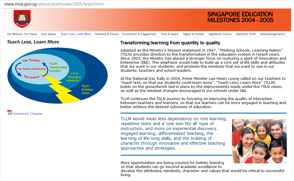 Welcome: Teach Less, Learn More
