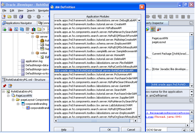 Oracle Application's Blog: How to Create oaf Page in Oracle Apps