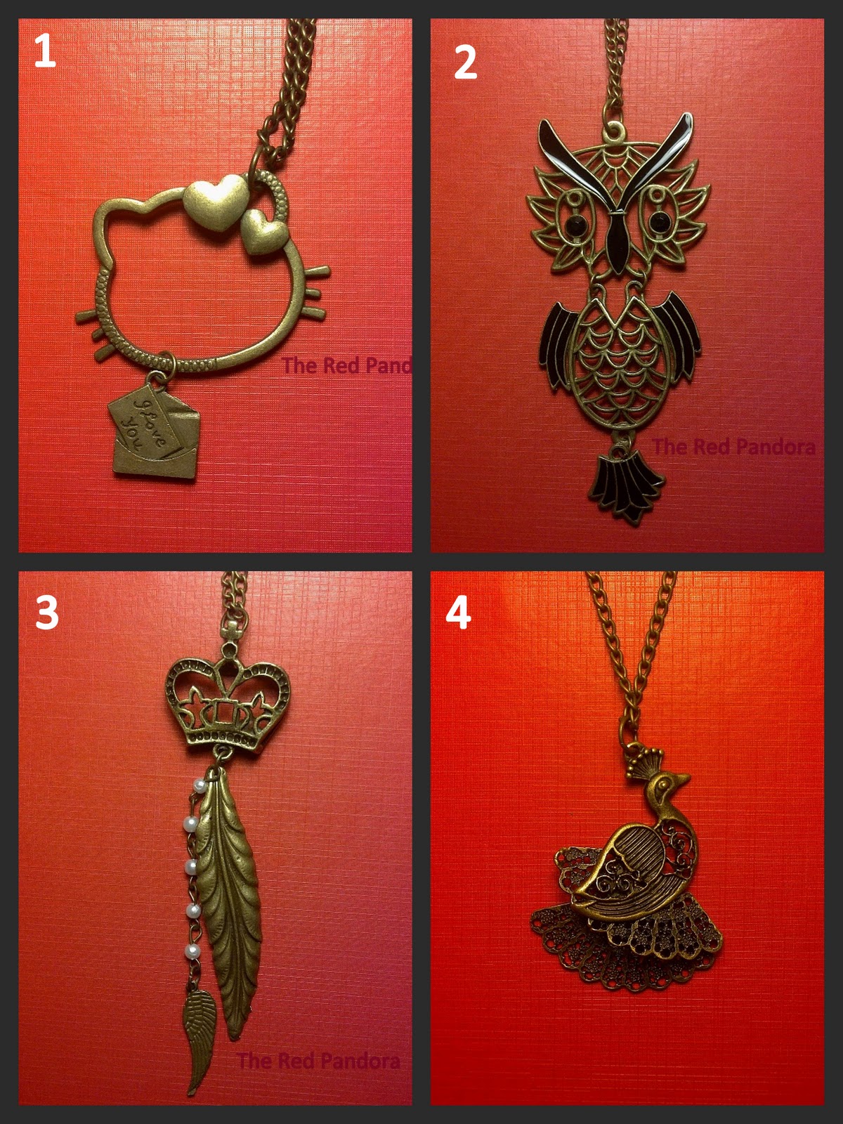 The Red Pandora: Necklaces