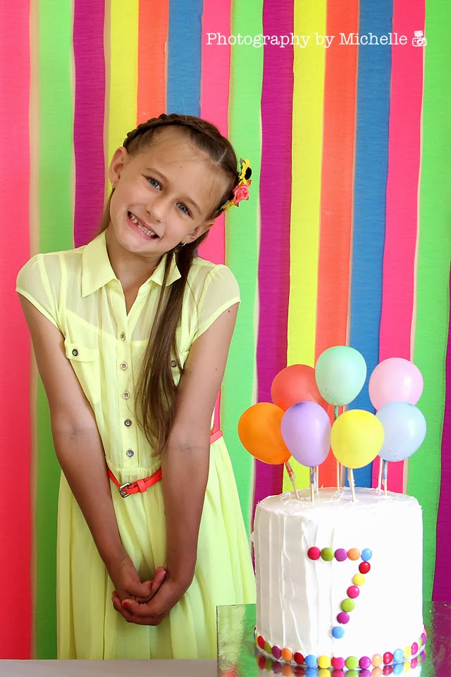 Photography by Michelle: Charlotte's 7th Birthday Rainbow Party!