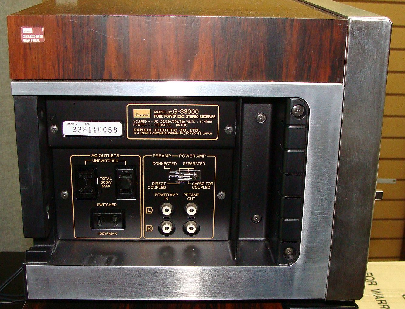 Sansui G-33000 - Stereo Receiver | AudioBaza