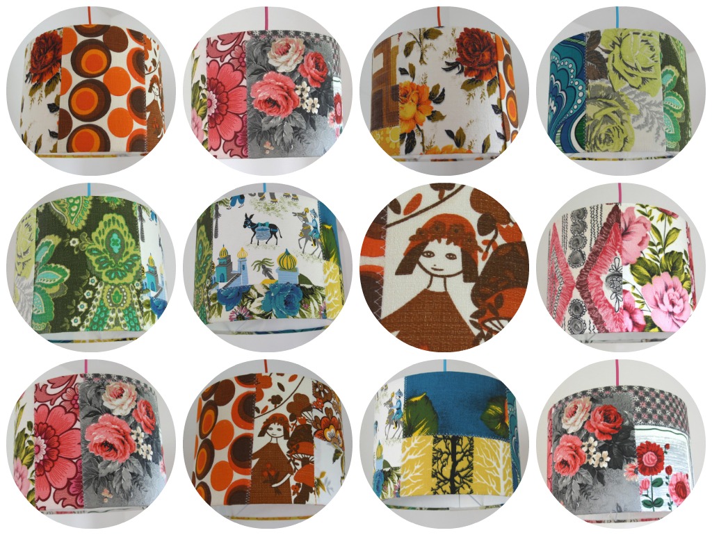 FollyandGlee: Patchwork Lamp shades?