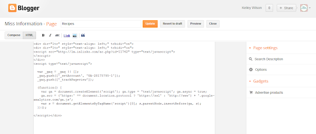 The Easy Way to Make a Recipe Page for Your Blog | Miss Information