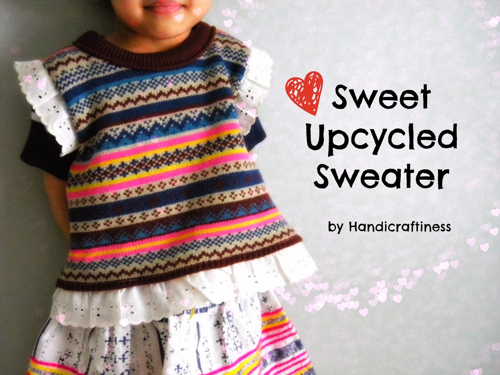 The Pretty Kitty Studio : A Sweet Upcycled Sweater