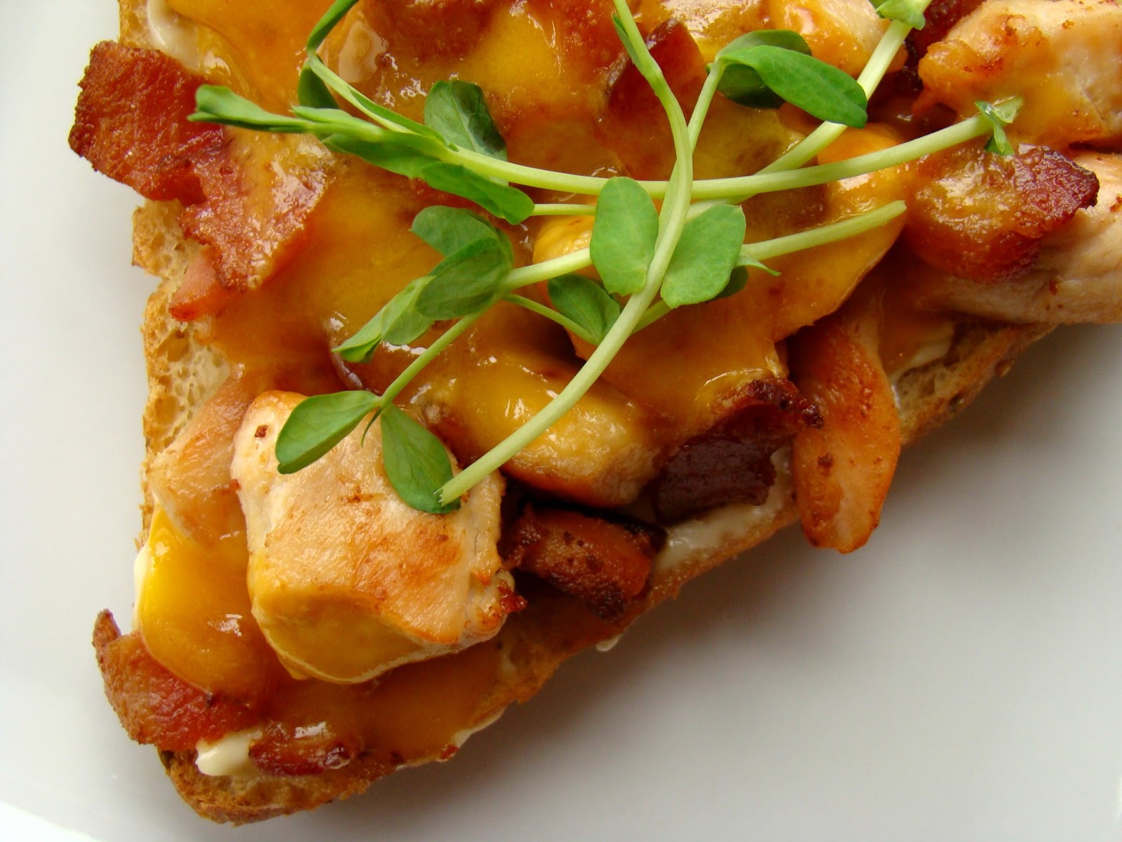 Chicken & bacon cheddar melts