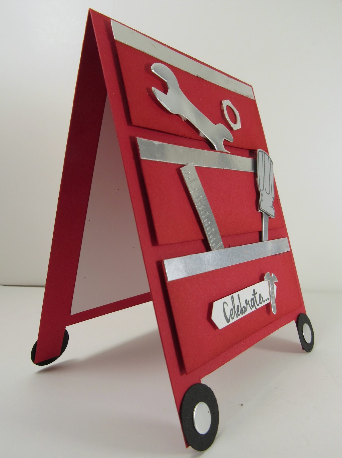 Personally Yours: Stampin' Up! Build It Framelits - Red Tool Box