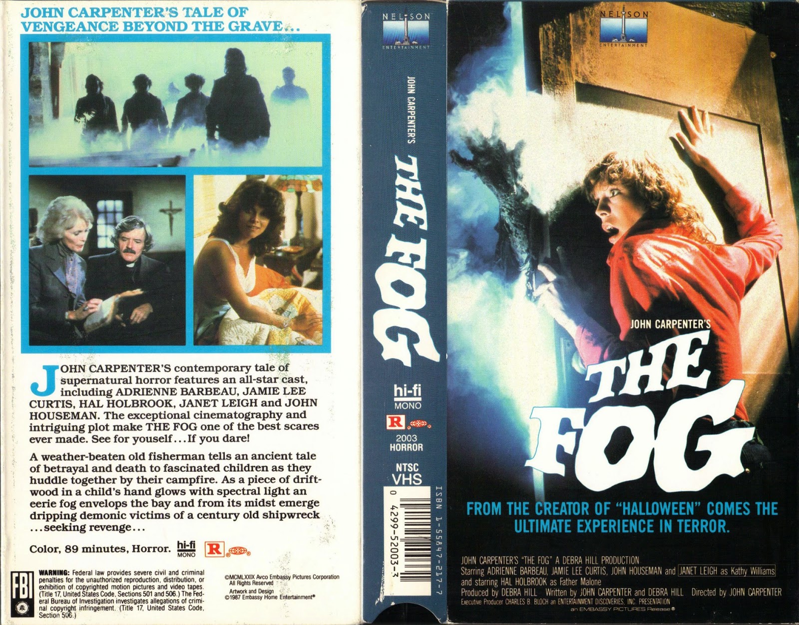 MÁS QUE CINE DE LOS OCHENTA: La Niebla (1980, John Carpenter) The Fog