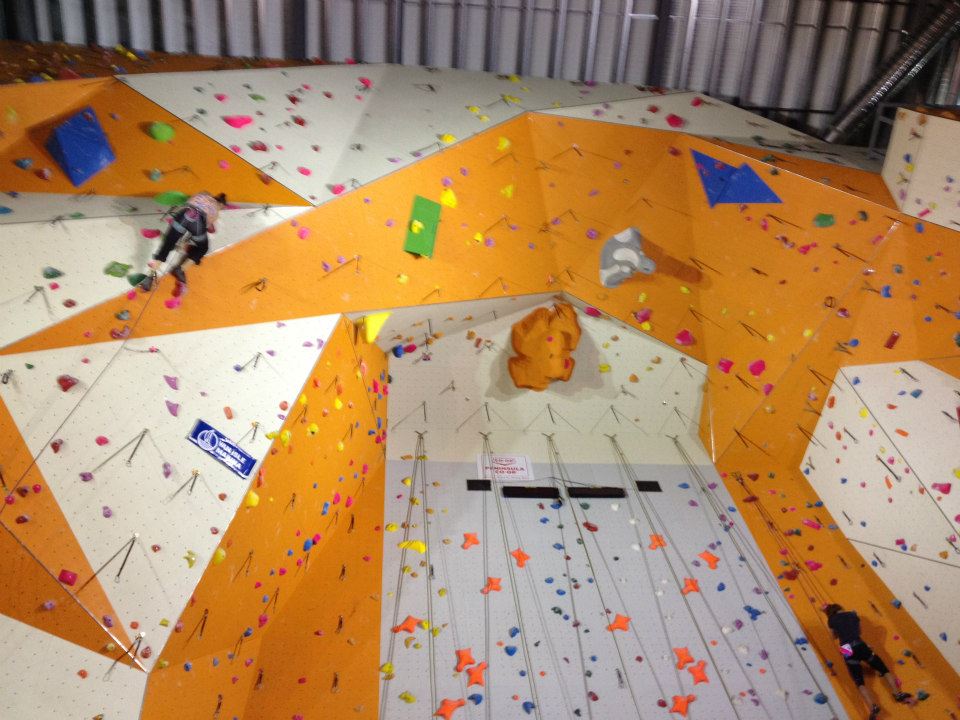 Gravel Roads.: Stelly's secondary school and Boulders climbing gym in ...