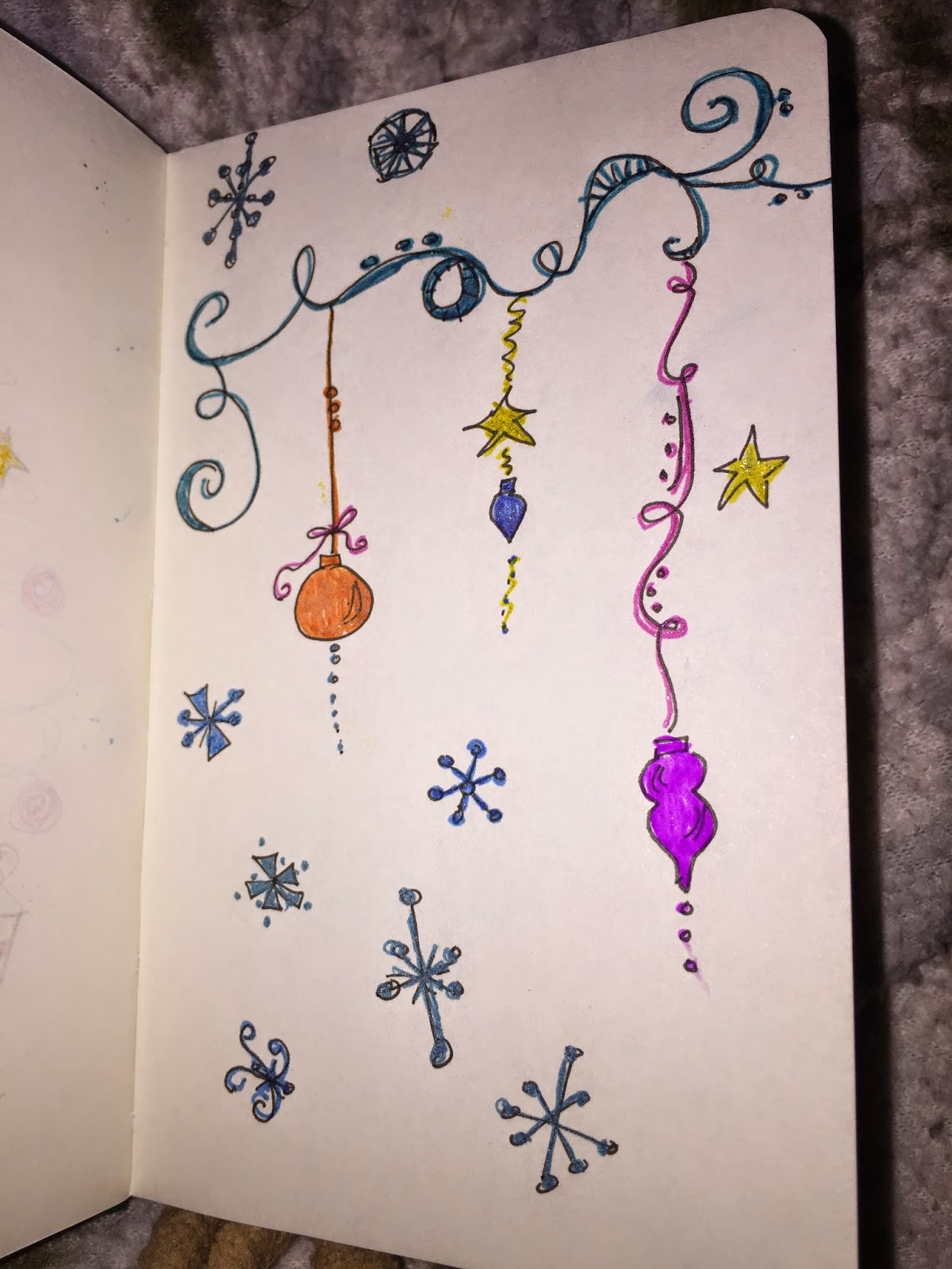 My Creative Side: Winter Doodles