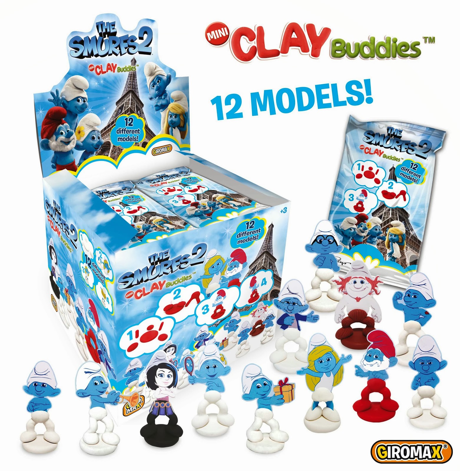 Pitufando en Azul: CLAY Buddies de Giromax