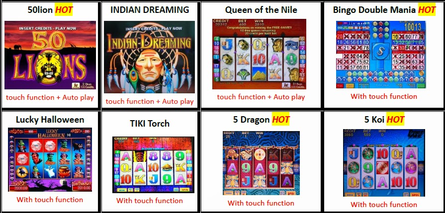 Cherry Master Games - update chips - used and new pcbs: VGA GAME BOARDS