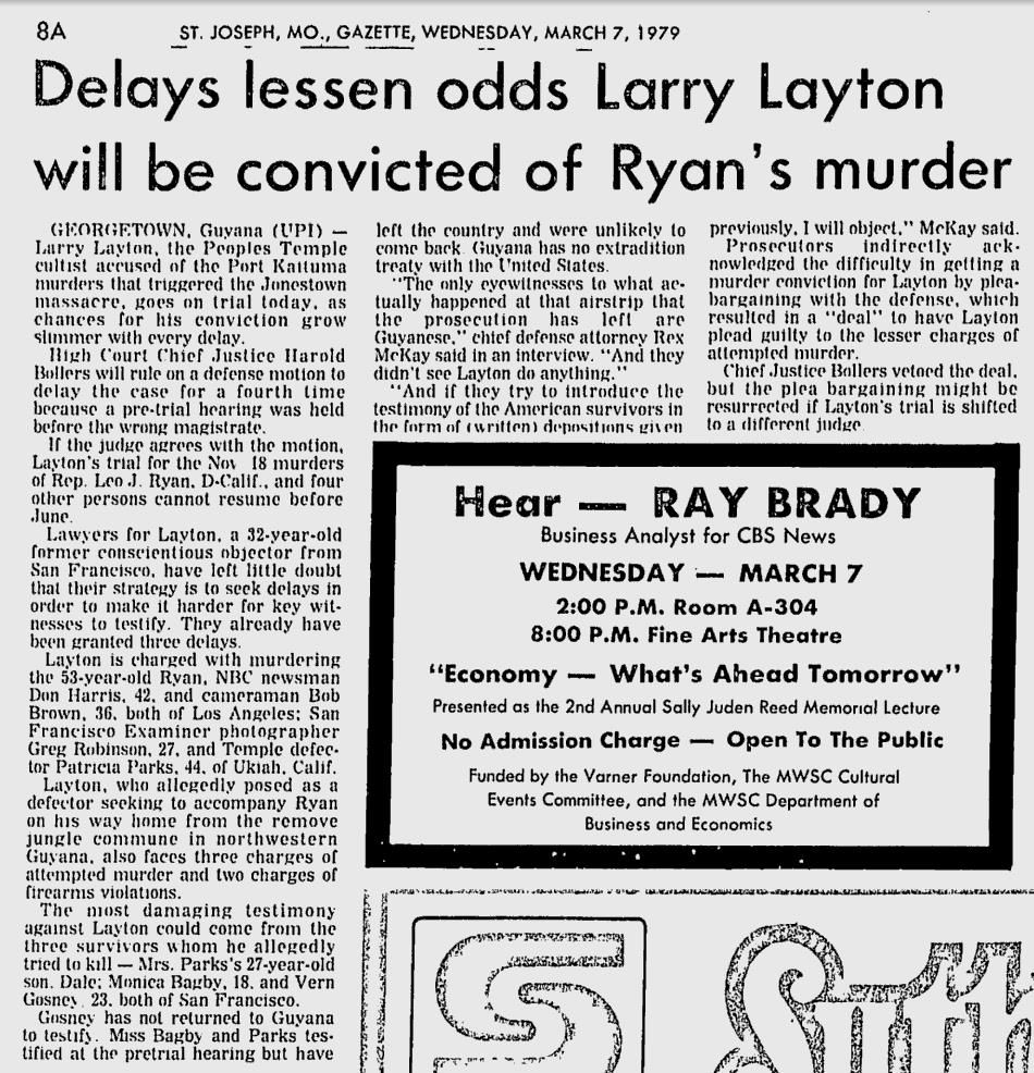 StevenWarRan Research: Larry Layton