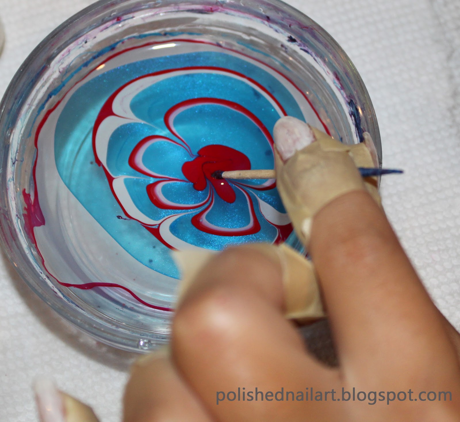 Polished: Labor Day Water Marble