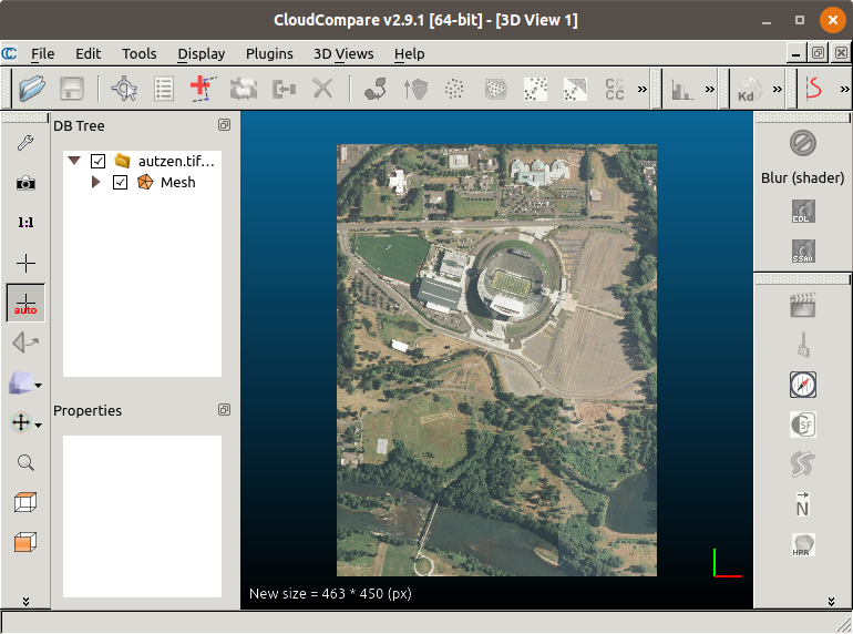dominoc925: Perform a 2D geo-registration of a LiDAR LAS file to a ...