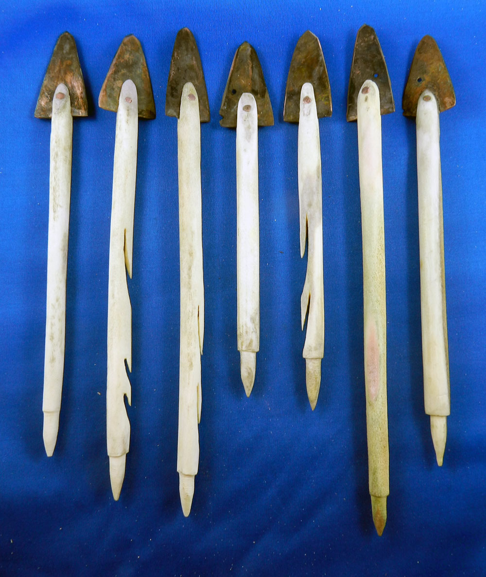 Elfshot: Copper Inuit Arrow Reproductions Almost Done