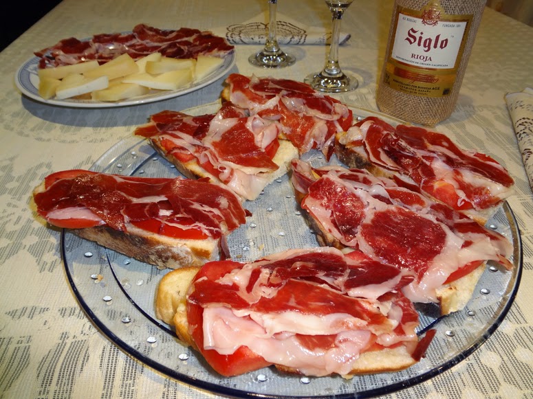 La Casona de Alba: Tostas de Jamon iberico de bellota Español