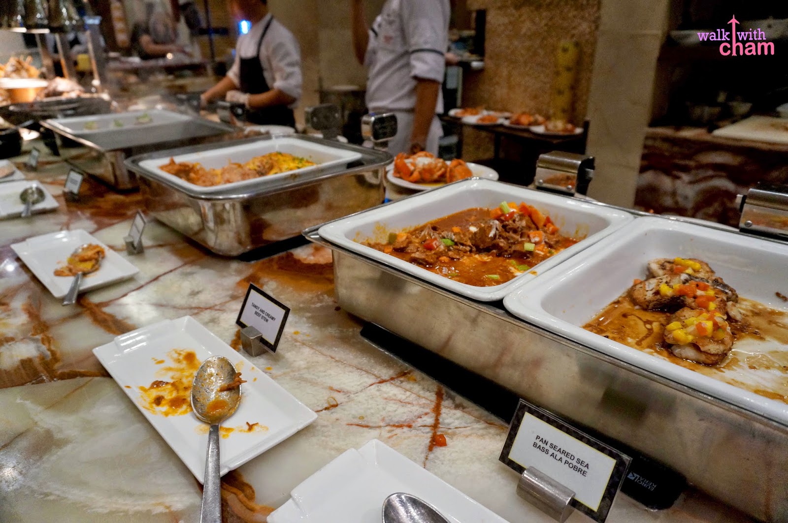 Walk with Cham: Dinner Buffet at Marriot Cafe Manila
