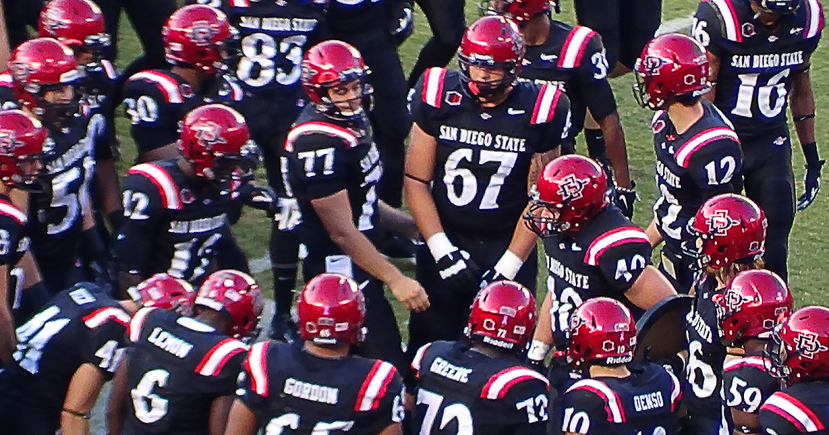 San Diego Football Network: Aztecs add red outline to jersey numbers