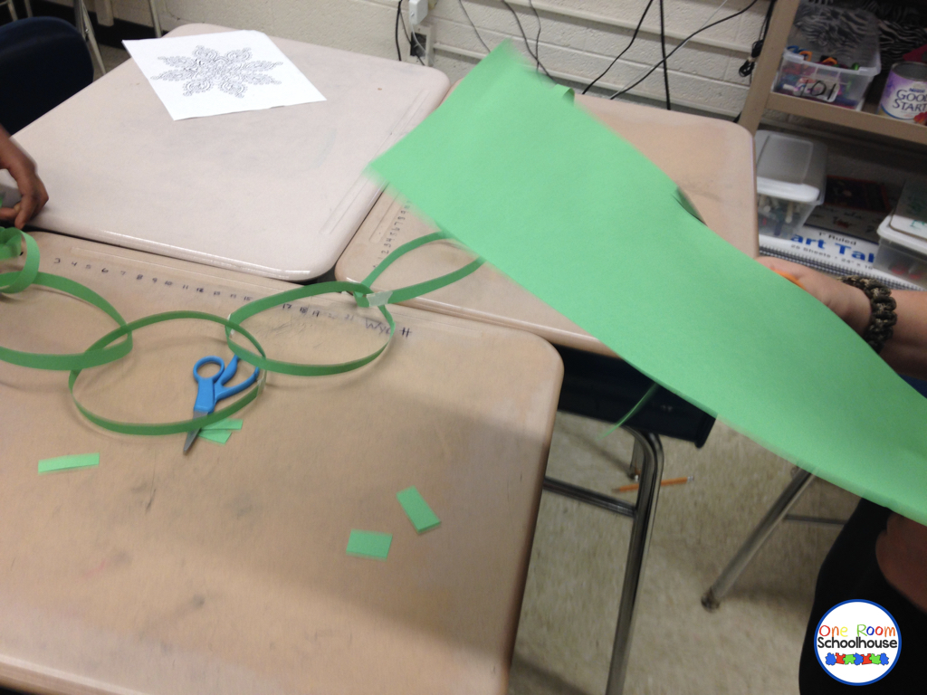 Paper Chain Challenge | One Room Schoolhouse