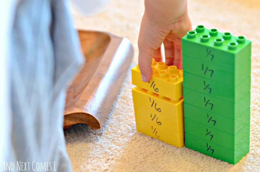 Learning About Fractions with Lego | And Next Comes L - Hyperlexia ...