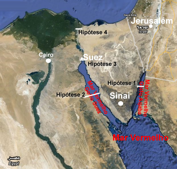 .: Moisés abriu o Mar vermelho ou atravessou com água na cintura?. (Por ...