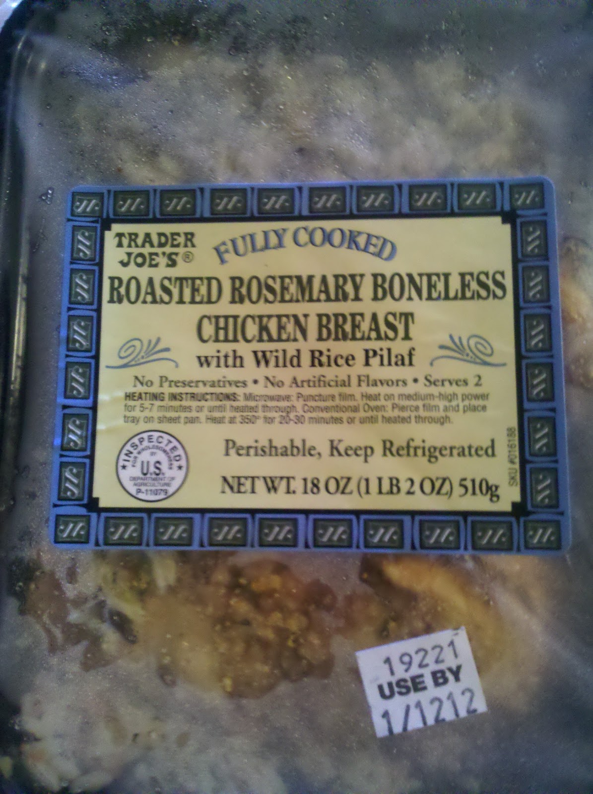 Meal Survivor: Roasted Rosemary Chicken Breast with Wild Rice Pilaf