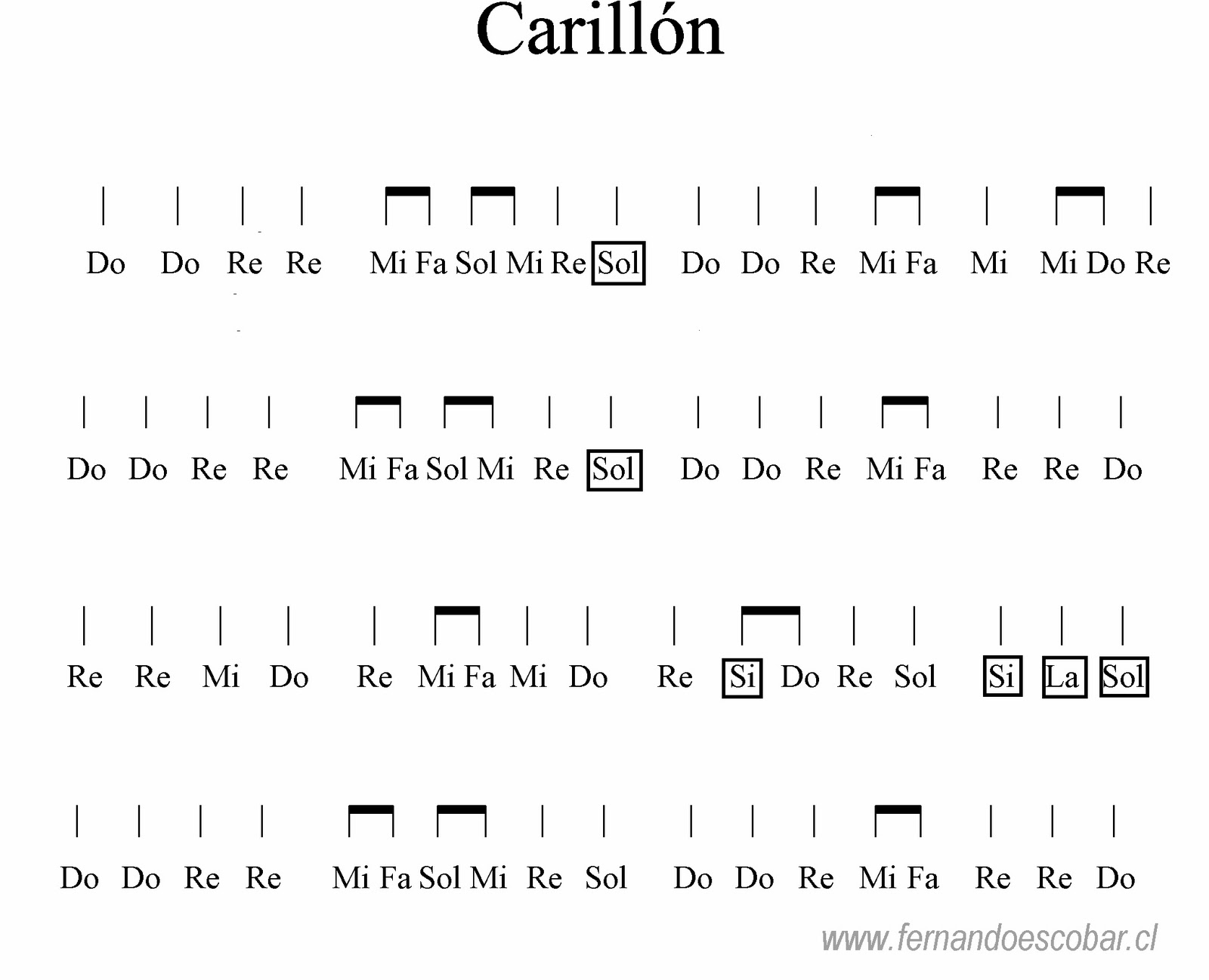 Sala de Música: Carillón
