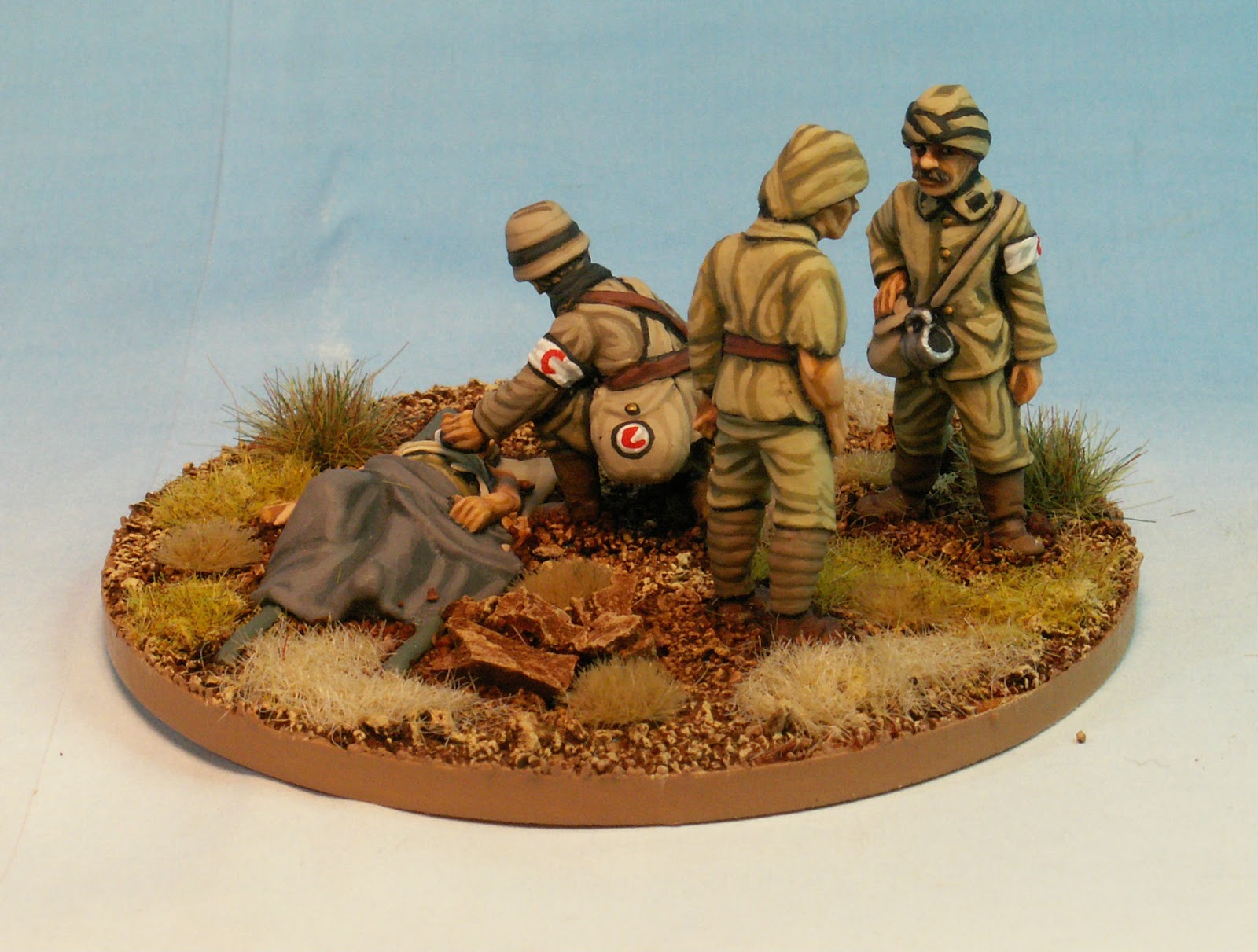 Over Open Sights: WW1 Ottoman Medical Aid Station. WW1 Camel Ambulance 2.