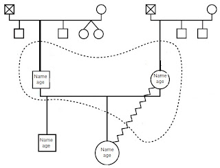 Neuro Blog Hacks: EXAMPLE OF THREE-GENERATIONAL GENOGRAM